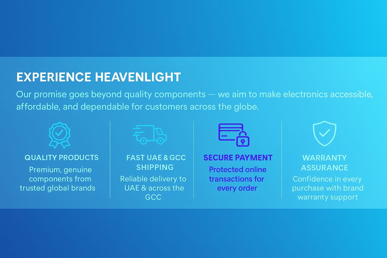 Quality Electronics & Arduino Components | UAE - HEAVENLIGHT ELECTRONICS
